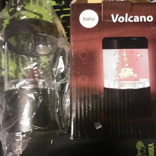 USB powered small Volcano lamp, Furniture & Home Living, Lighting ...