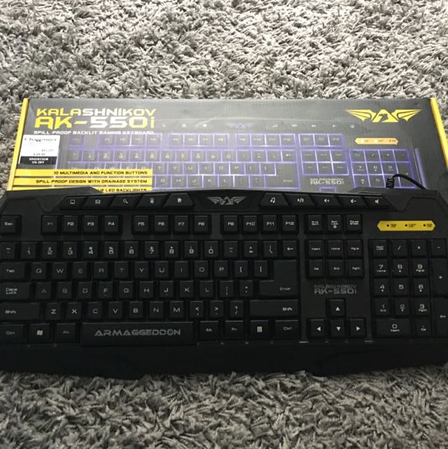 ARMAGGEDDON Keyboard, Computers & Tech, Parts & Accessories, Computer ...