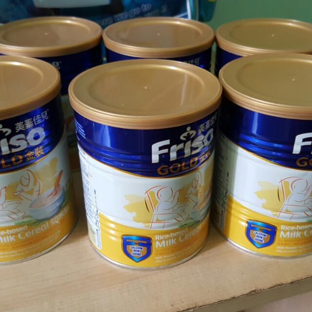 FRISO Gold Rice Based Milk Cereal 300 G Tin, Babies & Kids, Nursing ...