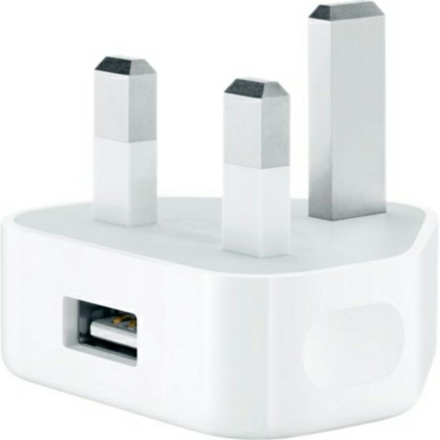 Apple 5W USB Adapter (原廠 iPhone充電插頭), 手提電話, 電話及其他裝置配件, 充電器及電線 - Carousell
