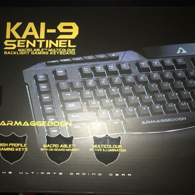 Kai 9 Sentinel Gaming Keyboard & Logitech G400s Gaming Mouse, Computers ...