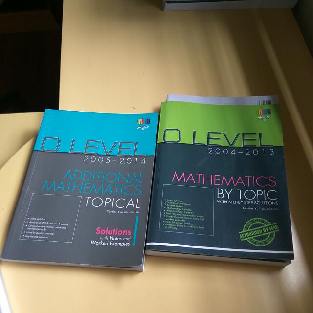 O Lvl Maths 10 Year Series Topical, Hobbies & Toys, Books & Magazines ...