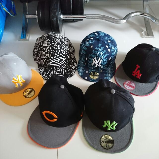 Snapback And Fitted Caps, Men's Fashion, Tops & Sets, Swim Top & Rash ...