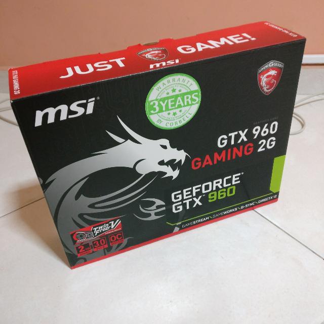 MSI GTX960 Gaming 2G OC Edition, Computers & Tech, Parts & Accessories ...