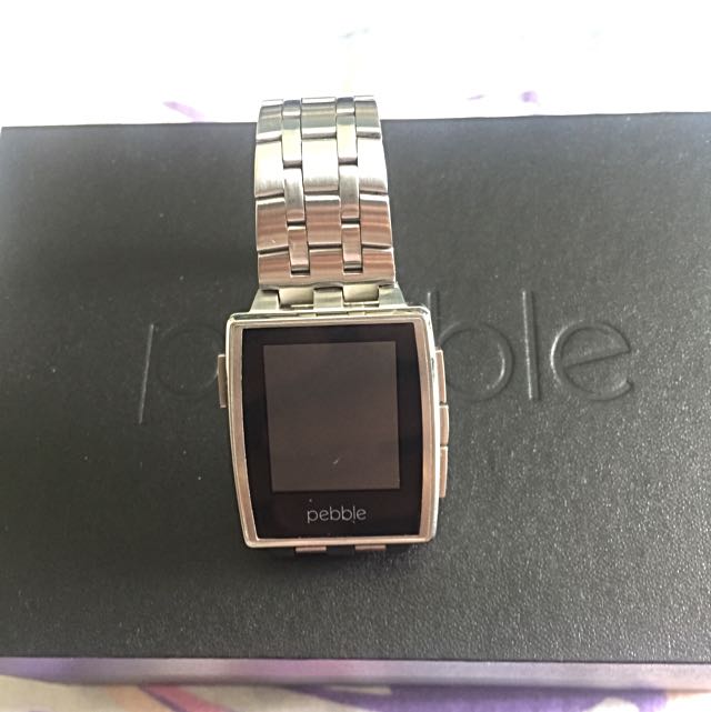 (PRICE REDUCED) Pebble Steel (With Steel Connect), Mobile Phones ...