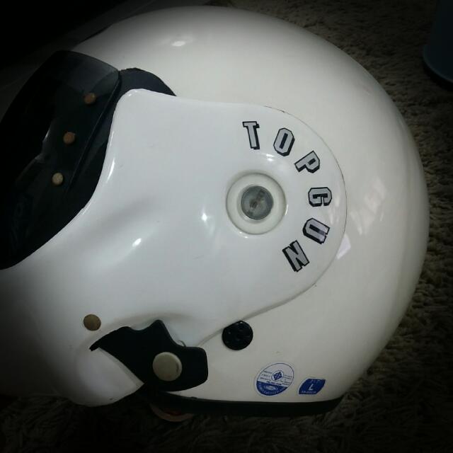 AVEX TOPGUN HELMET, Car Accessories on Carousell