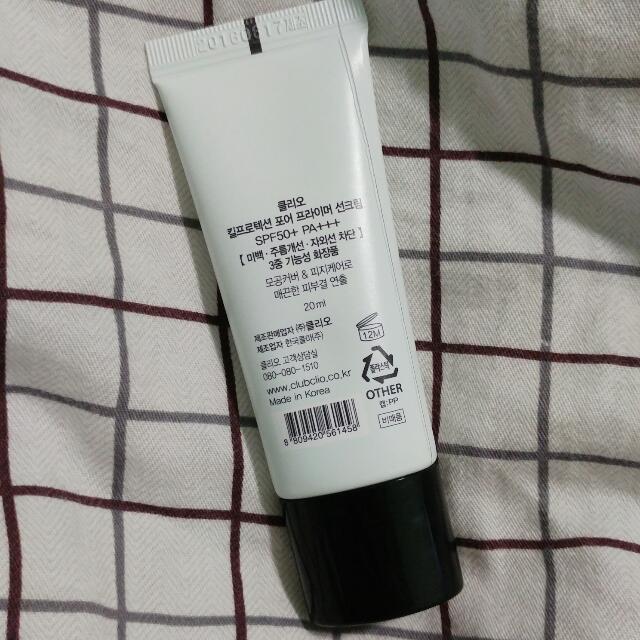 Clio Kill Protection Pore Primer Sun Cream SPF50+ (SAMPLE), Beauty ...