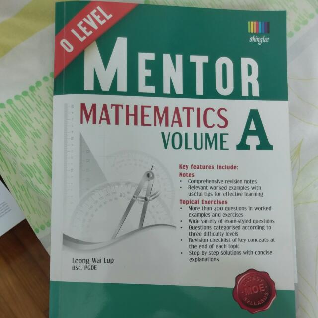 E Math O Level Mentor Volume A, Hobbies & Toys, Books & Magazines ...