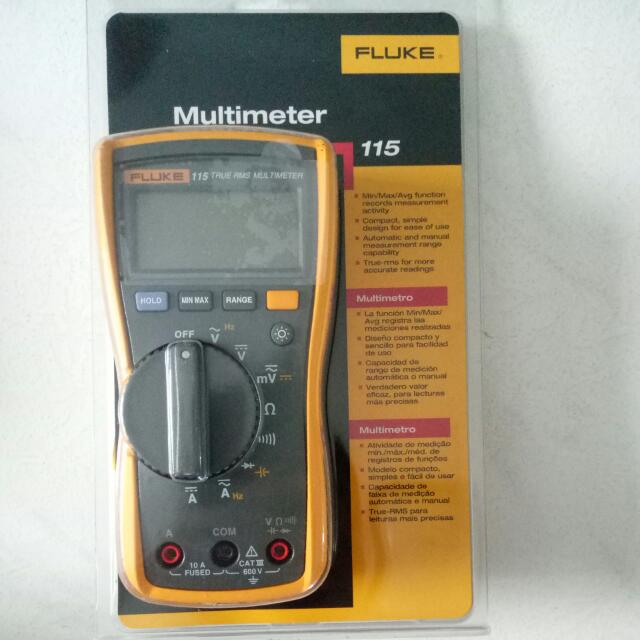 Fluke 115 Multimeter, Health & Nutrition, Health Monitors & Weighing ...