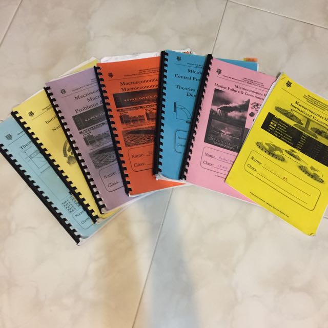 (COMPLETE) HWACHONG JC ECONOMICS NOTES, Hobbies & Toys, Books ...