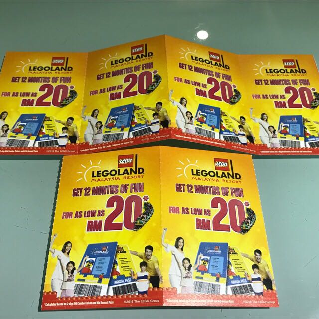 LEGOLAND THEME PARK TICKETS, Tickets & Vouchers, Event Tickets on Carousell