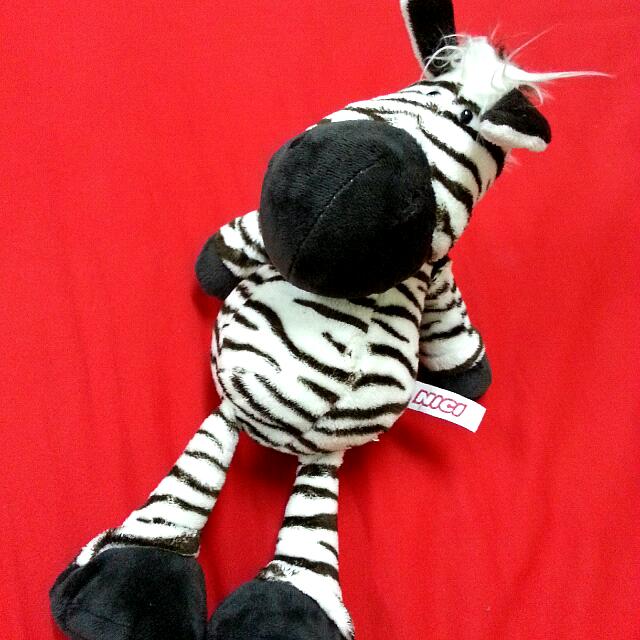 NICI - Zebra Soft Toy, Hobbies & Toys, Toys & Games on Carousell