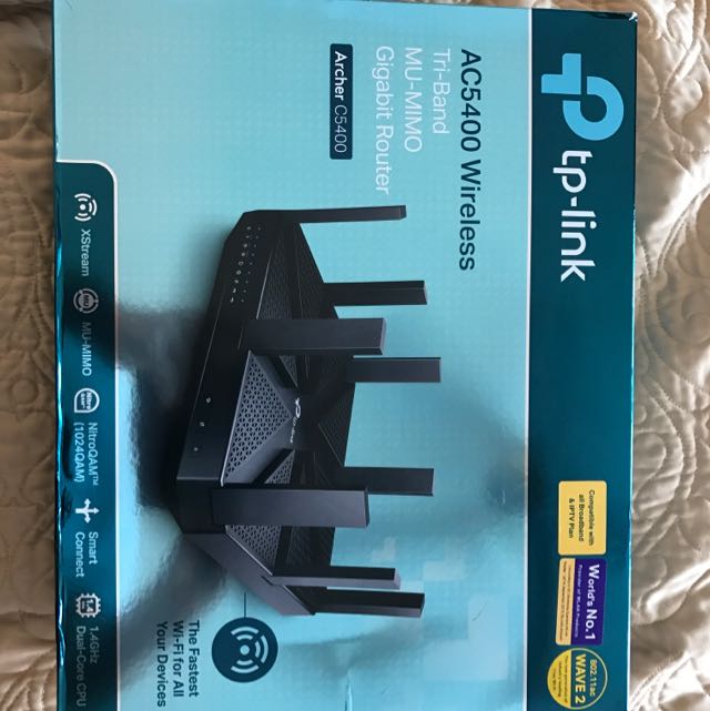 TP-LINK Archer C5400 AC5400 Tri Band Router, Computers & Tech, Parts ...