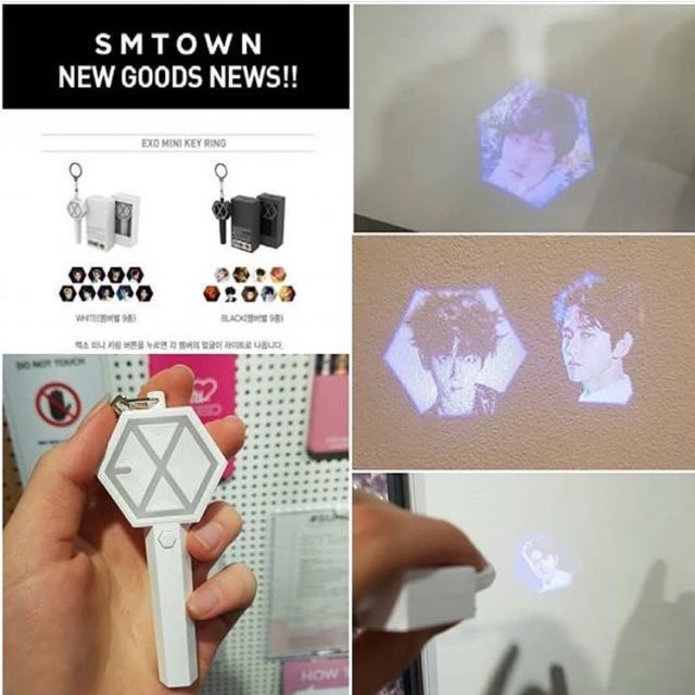 Exo Mini Lightstick Keyring, Hobbies & Toys, Collectibles & Memorabilia ...