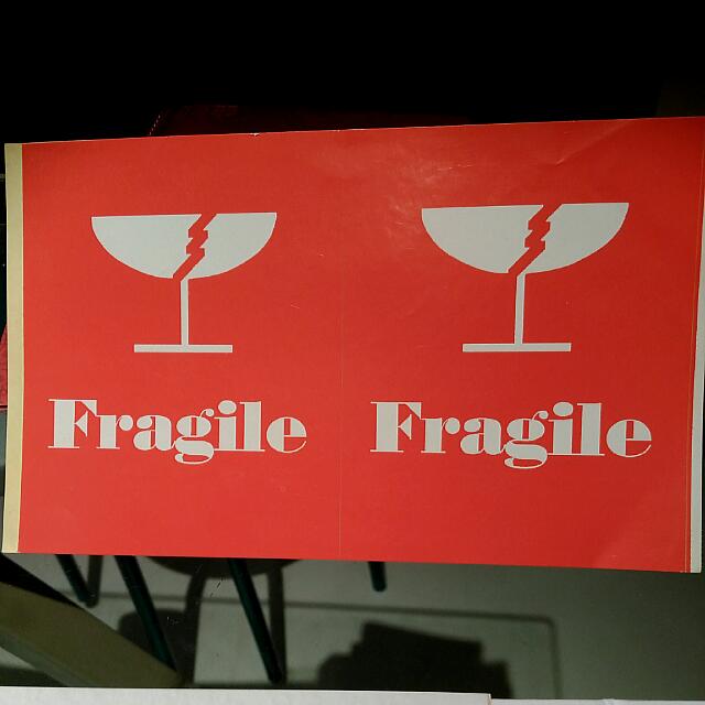 Fragile Stickers, Hobbies & Toys, Stationery & Craft, Stationery ...