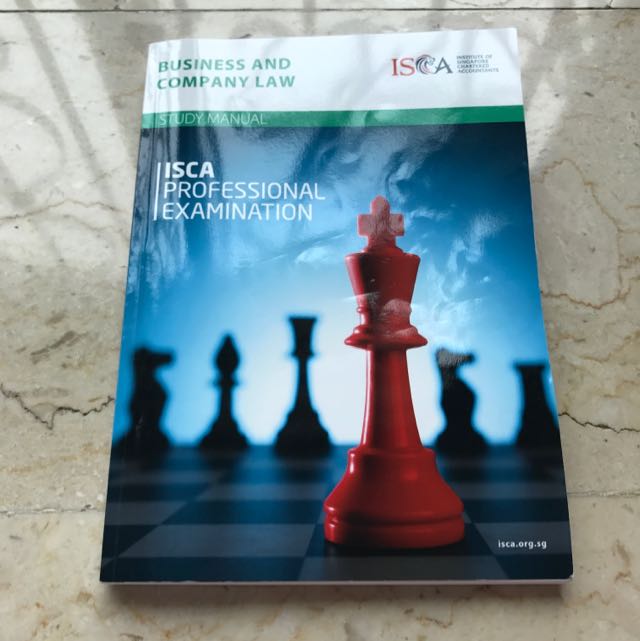 ISCA Study Manual - Business & Company Law, Hobbies & Toys, Books ...
