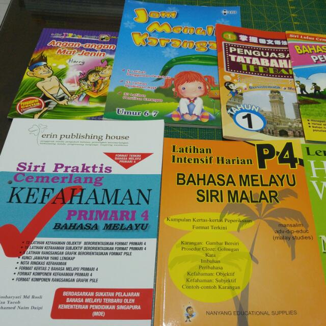 7 X Malay Language Textbooks And Workbooks, Hobbies & Toys, Books ...