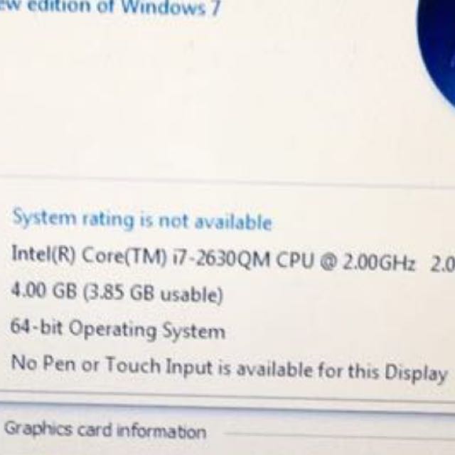Acer Aspire 4750G Gaming.. Quad Core I7 Nvidia GT540m Dedicated Graphic ...