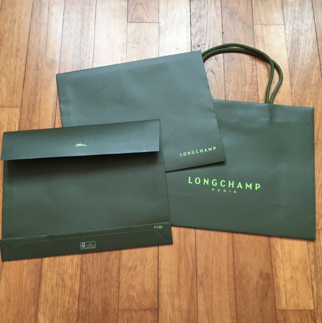 BN Authentic Longchamp Paper Bag & Wrapping, Luxury, Bags & Wallets on ...