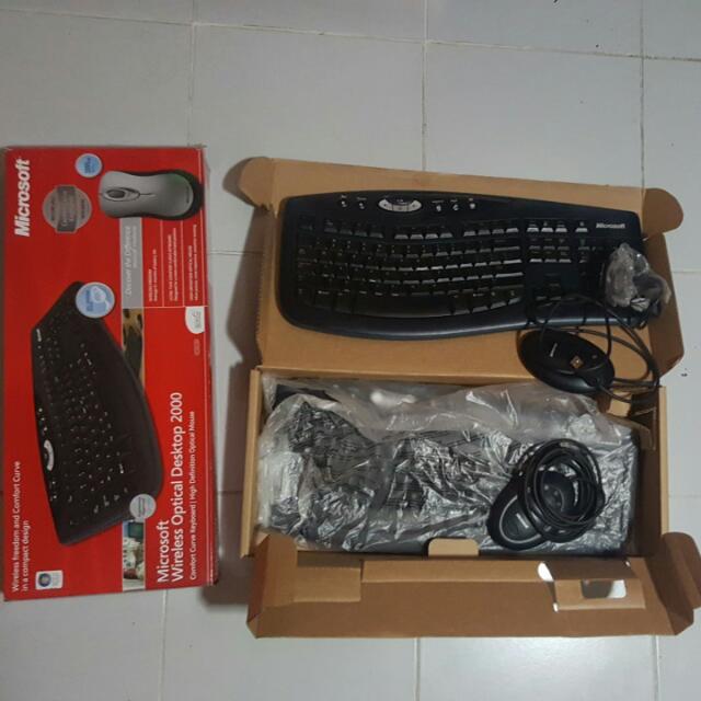 Microsoft Wireless Optical Desktop 2000, Computers & Tech, Parts ...