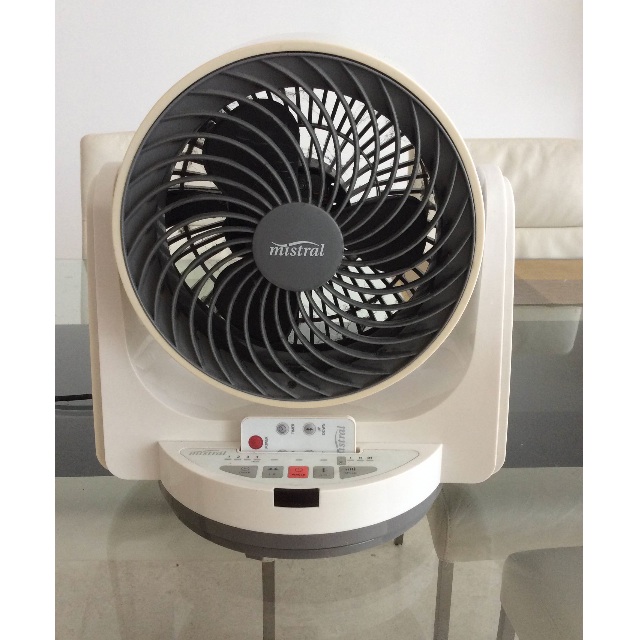 Mistral MHV800R ,8" Turbine Fan, 4 Hrs timer, 4 Speed, 55 Watts, Left ...