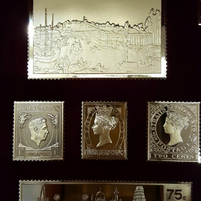 THE SINGAPOREAN COLLECTION Consist Of 30 Ingots Of Singapore Postage ...