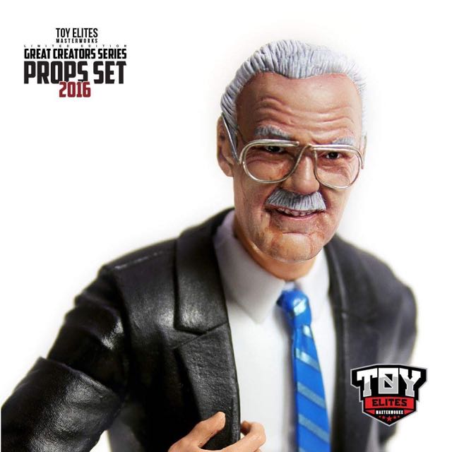 Custom Marvel Legends - Stan Lee Painted Head Casts, Hobbies & Toys ...