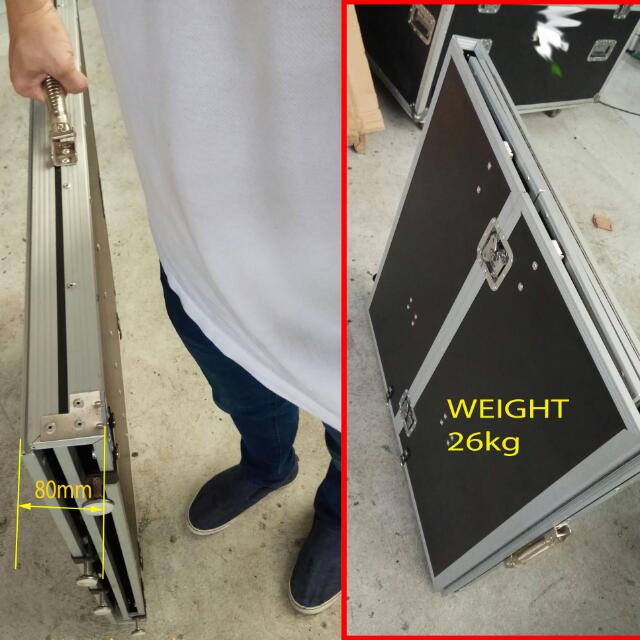 DJ / Magician / Reception Counter Portable Flightcase Style Collapsible ...