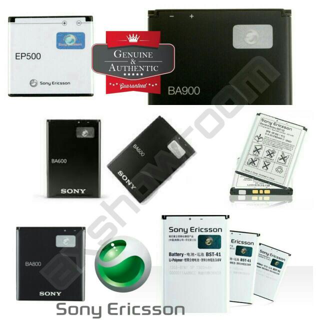 Sony / Sony Ericsson Original Batteries. Brand New Authentic Original ...