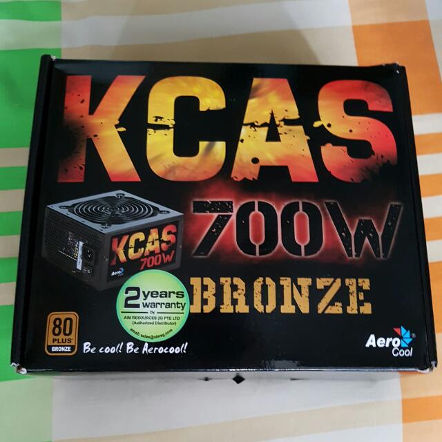 AeroCool KCAS 700W 80+ Bronze Power Supply Unit, Computers & Tech ...