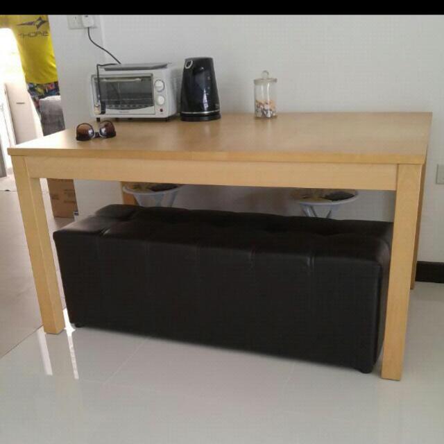 Preloved Ikea Extendable Table, Furniture & Home Living, Furniture ...