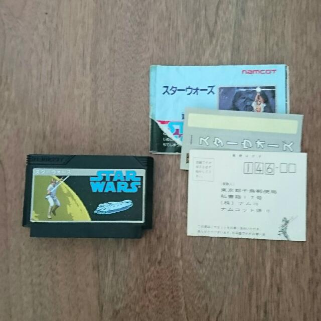 Rare Namcot (Namco) Famicom Starwars game cartridge, Hobbies & Toys ...