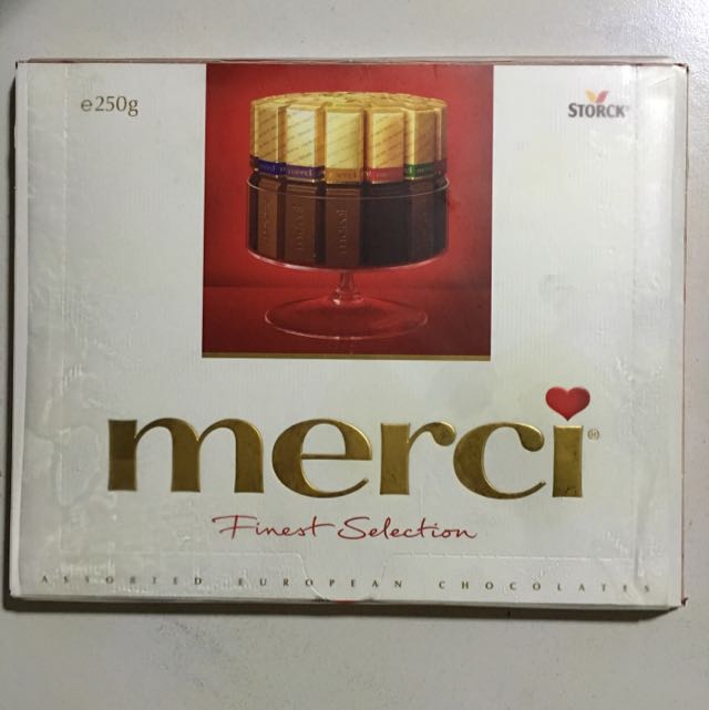 Merci Chocolate, Food & Drinks, Packaged & Instant Food on Carousell