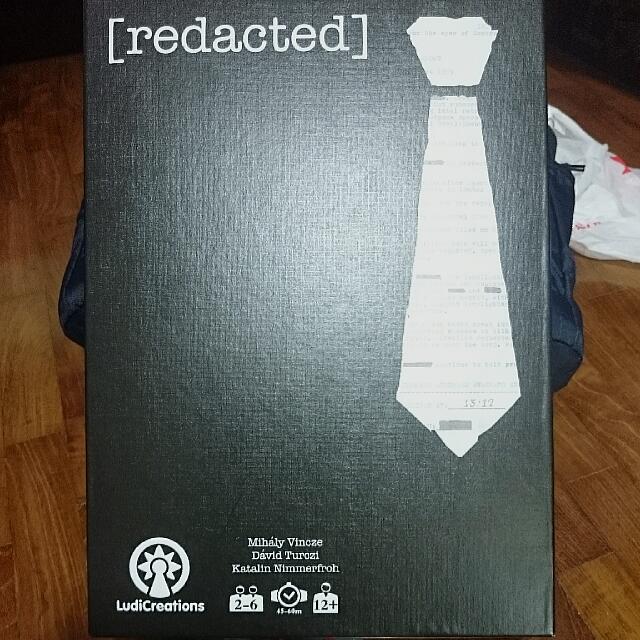 Redacted + All Expansions Boardgame, Hobbies & Toys, Toys & Games on ...