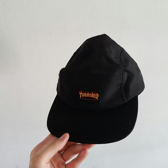 Thrasher Flame LOGO 5 PANEL CAP, Men's Fashion, Watches & Accessories ...
