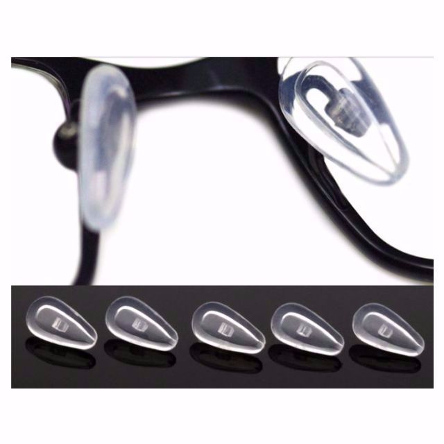 Anti Slip Silicon Spectacle / Spect Nose Support Pads (Screw On Glasses ...