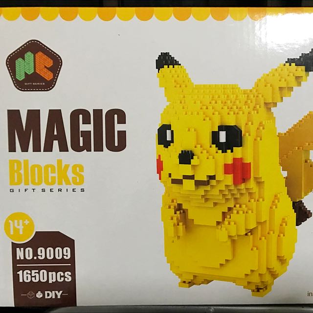Pikachu Magic Blocks, Hobbies & Toys, Toys & Games on Carousell