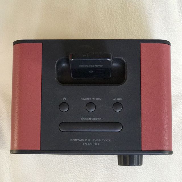 Yamaha Bluetooth Portable Player Dock PDX-13 Red, Audio, Portable Music ...