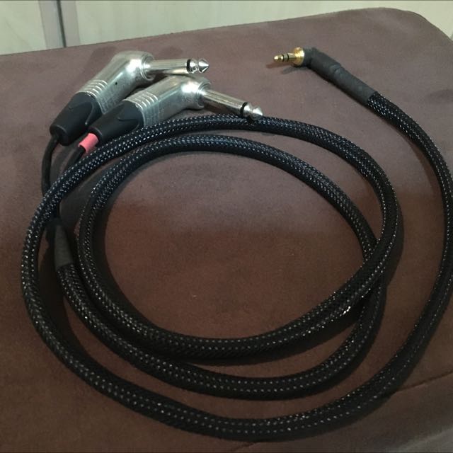 Custom Mini Stereo Jack to 2x Quarter Inch Jacks, Computers & Tech ...