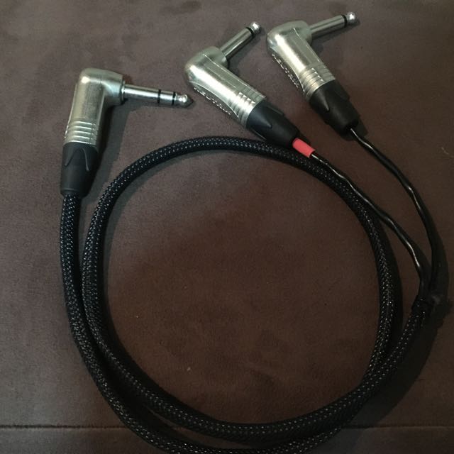 Custom TRS Jack To 2x Quarter Inch Jacks, Computers & Tech, Parts ...