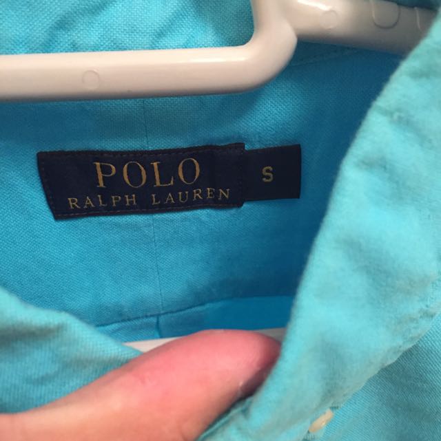 Polo Ralph Lauren Men Tiffany Blue Long Sleeve Shirt Size S, Men's ...