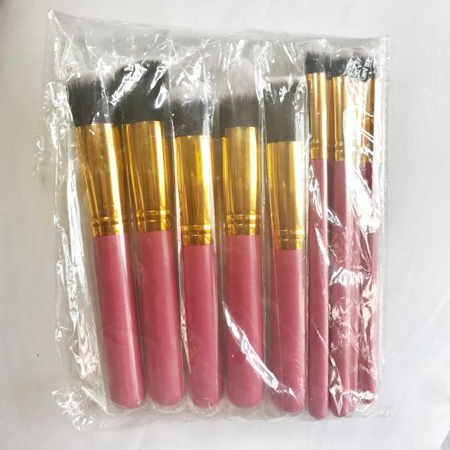 10-pc Brush Set, Beauty & Personal Care, Face, Makeup on Carousell
