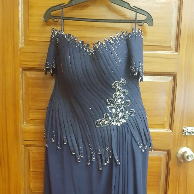 Edward Teng Formal Gown, Women's Fashion, Dresses & Sets, Traditional ...