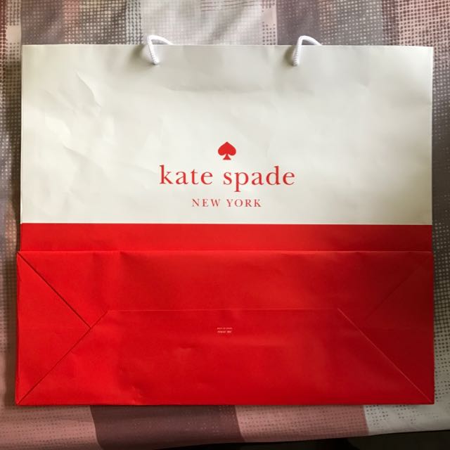 Kate Spade Paper Bag (L), Luxury, Apparel on Carousell