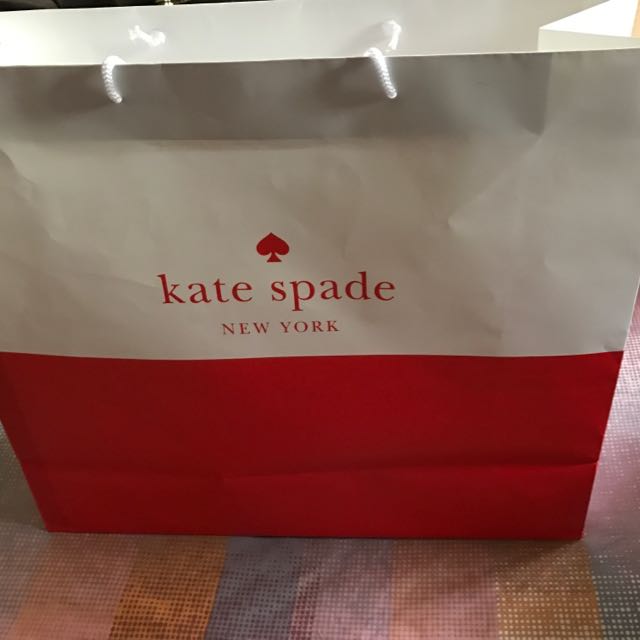 Kate Spade Paper Bag (L), Luxury, Apparel on Carousell