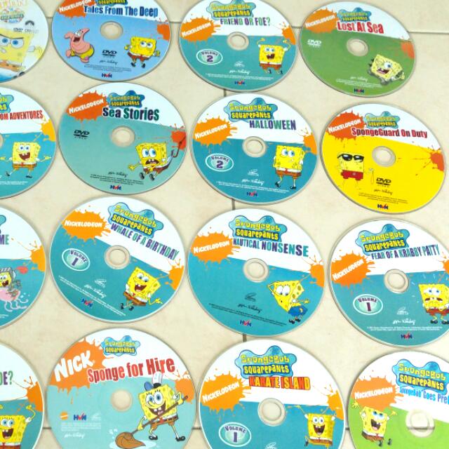 Spongebob DVD/VCDs, Hobbies & Toys, Toys & Games on Carousell