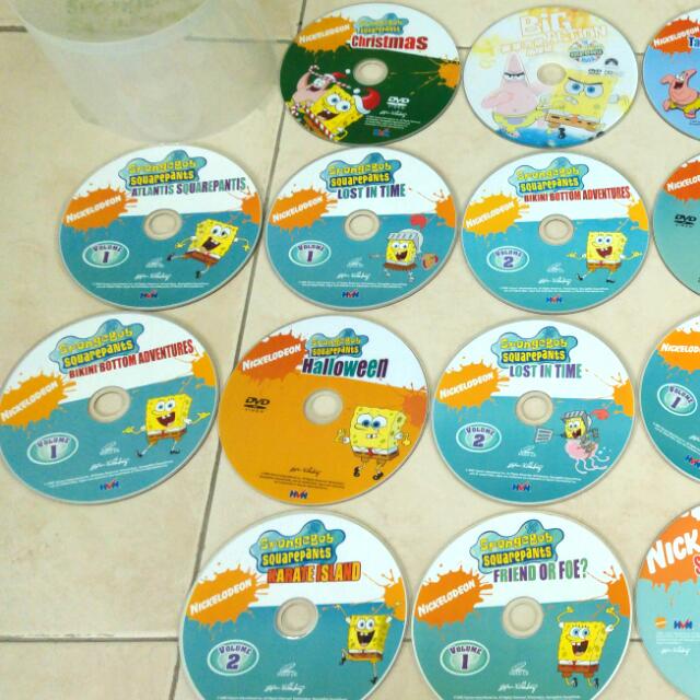 Spongebob DVD/VCDs, Hobbies & Toys, Toys & Games on Carousell