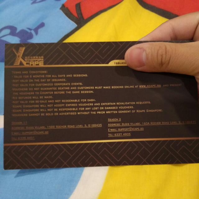 VIP Pass Xcape, Tickets & Vouchers, Vouchers on Carousell