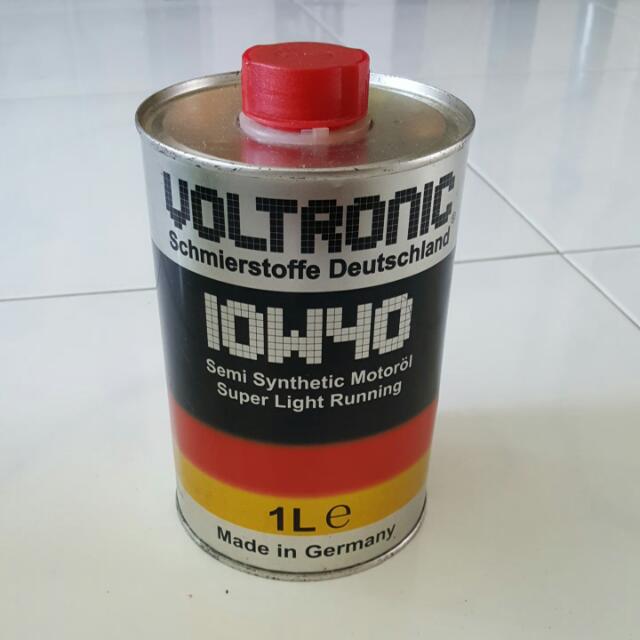 CAR/MOTORCYCLE Voltronic semi synthetic motor oil, Motorcycles on Carousell