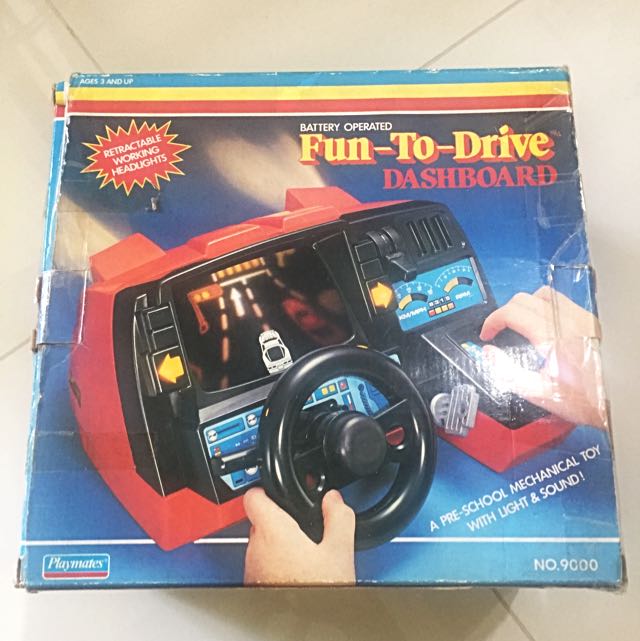 1985 Fun To Drive By Playmates, Hobbies & Toys, Toys & Games on Carousell